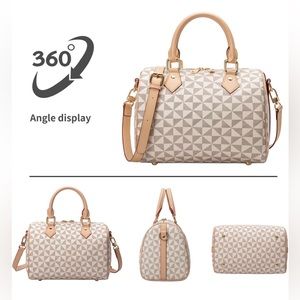 Bags | New Satchel Crossbody Handbag Double Handles Great Gift For ...